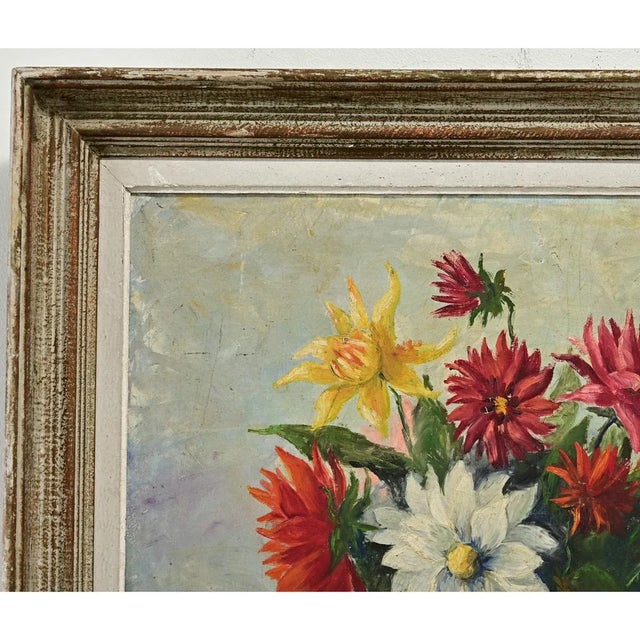 French Vintage Framed Still Life | Chairish