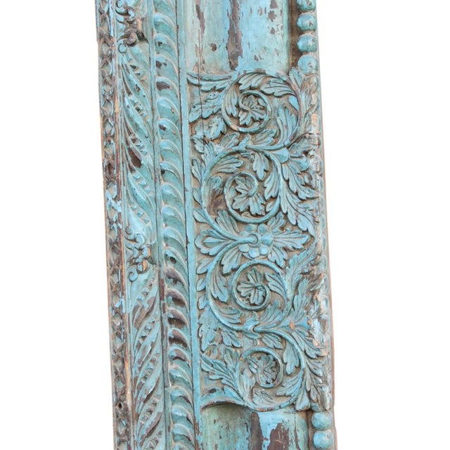 Antique Architectural Indian Carved Beam | Chairish
