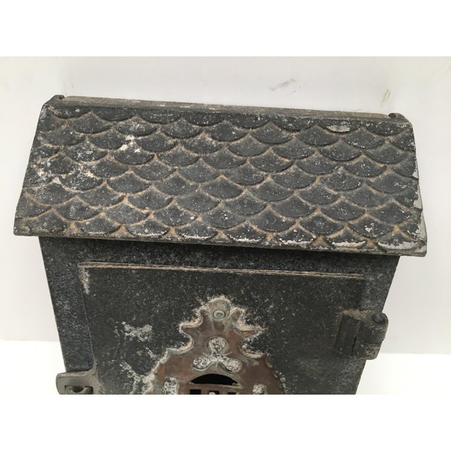 Vintage Cast Iron Mailbox | Chairish
