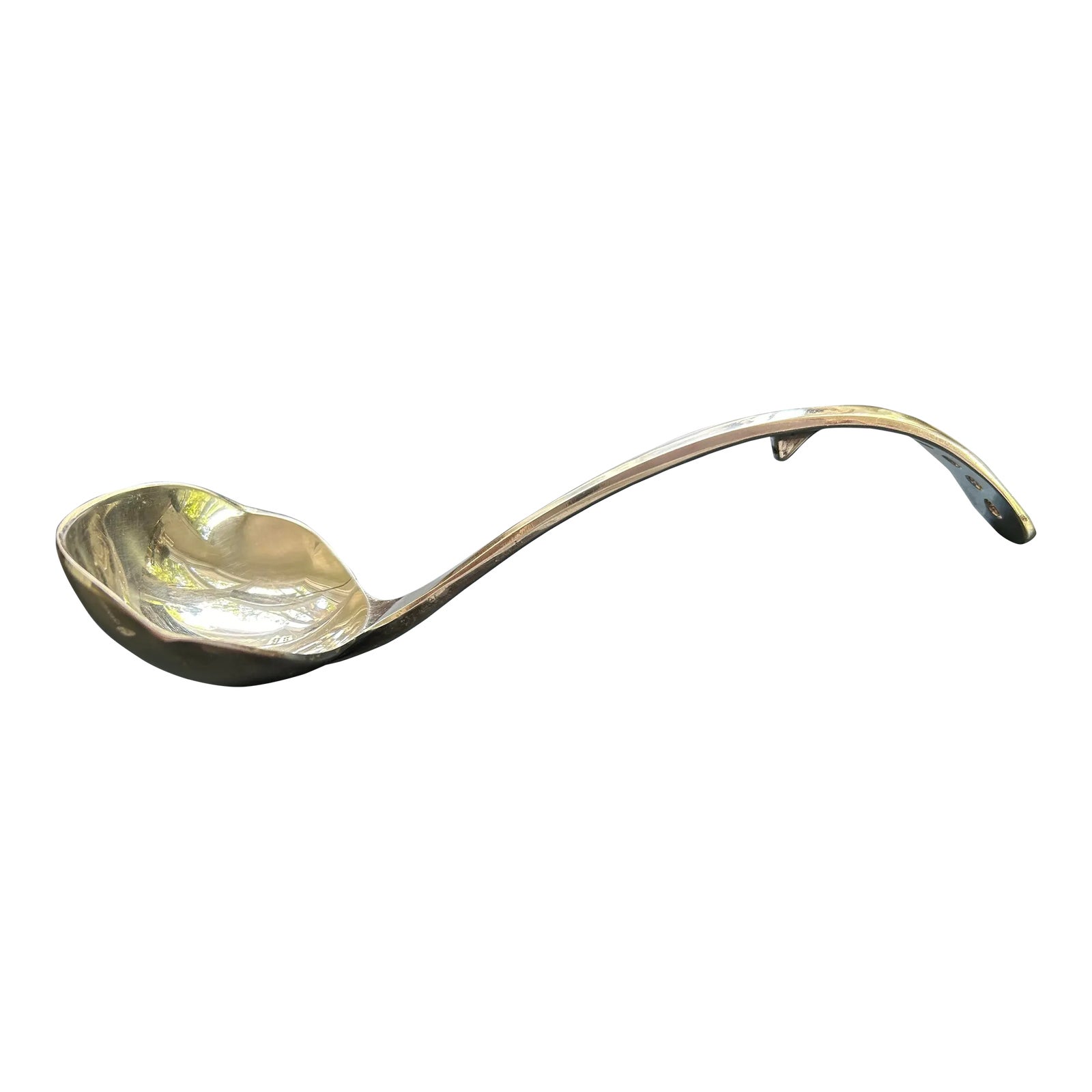 Mid 20th Century Silver-Plate Gravy Spoon-Ladle | Chairish