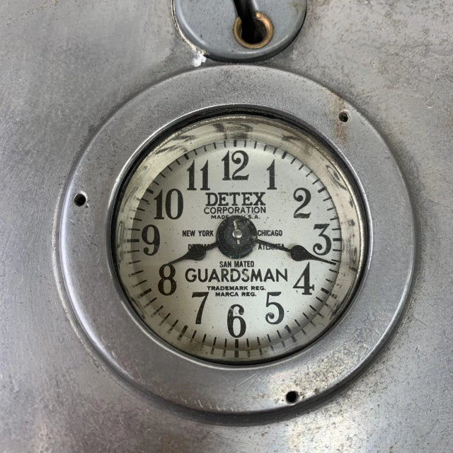 Vintage Detex Corp. Guardsman Watch Clock | Chairish
