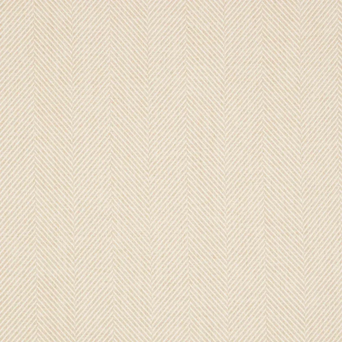 Schumacher Milo Wool Herringbone Fabric in Natural | Chairish