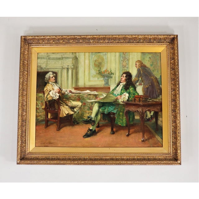 Circa 1918 Oil on Canvas by Arthur David McCormick Titled "The ...