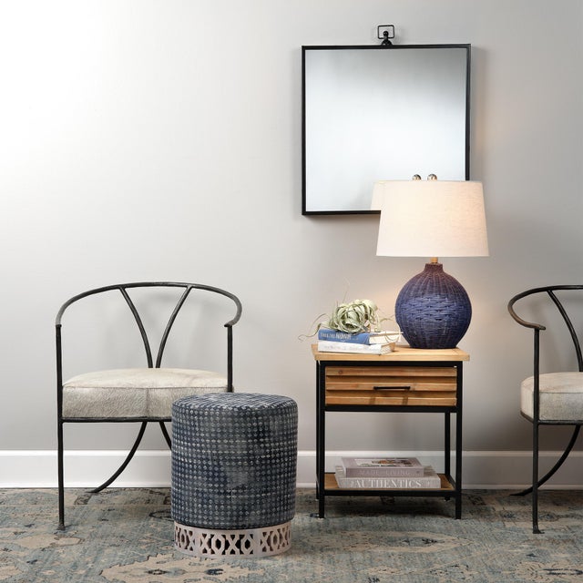 Logan Wood Side Table | Chairish