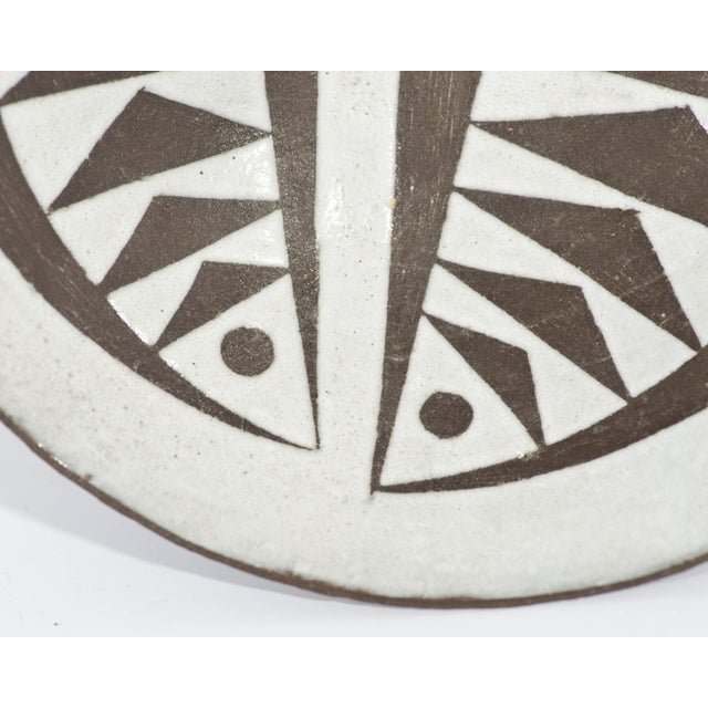 Thomas Toft Denmark Pottery Bowl With Fish | Chairish