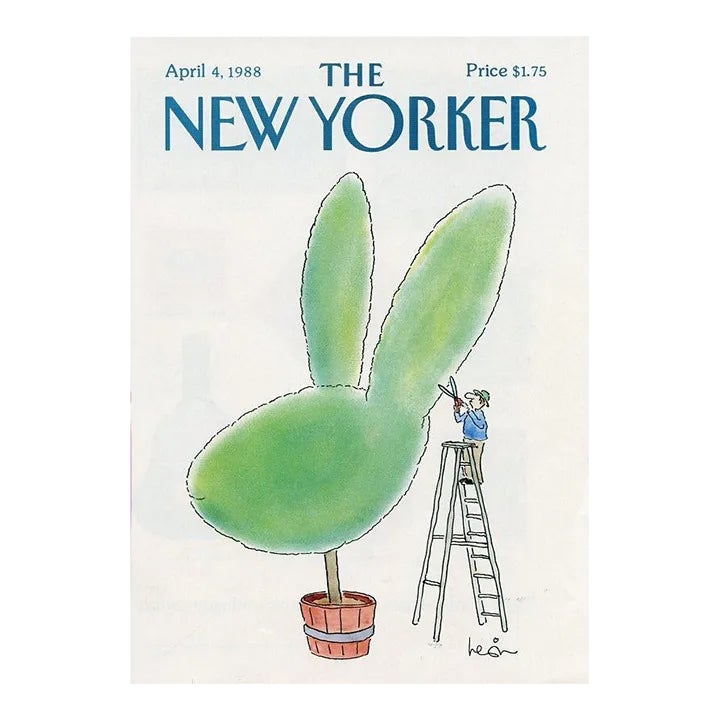 1988, New Yorker Magazine Cover, April 4 (Arnie Levin), Original ...