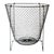 Black Metal Mesh Wire Wastebasket Trash Can | Chairish