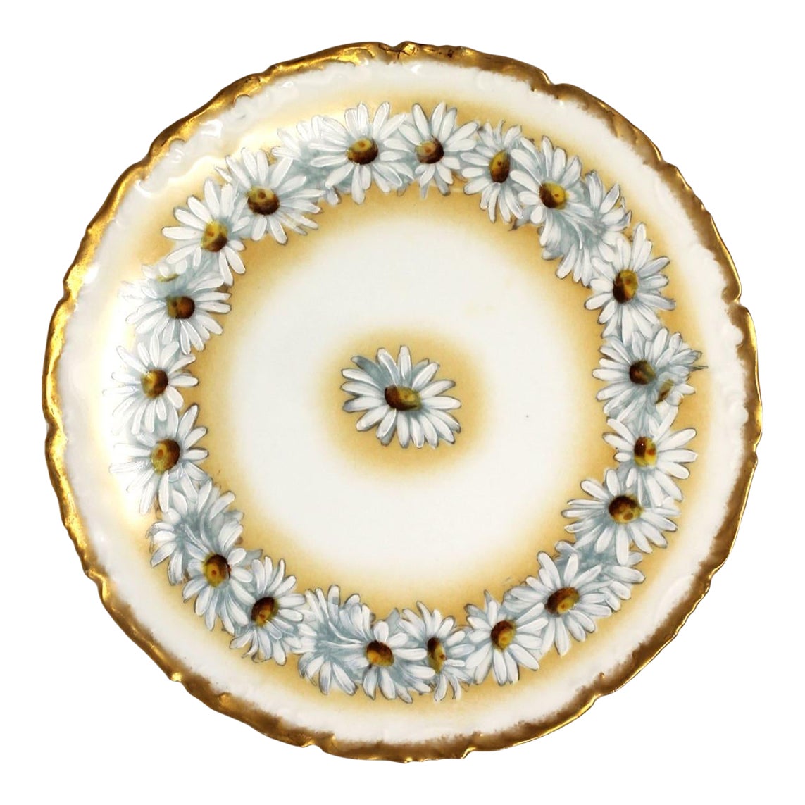 Early 20th Century T&v Limoges Daisy Chain Plate | Chairish