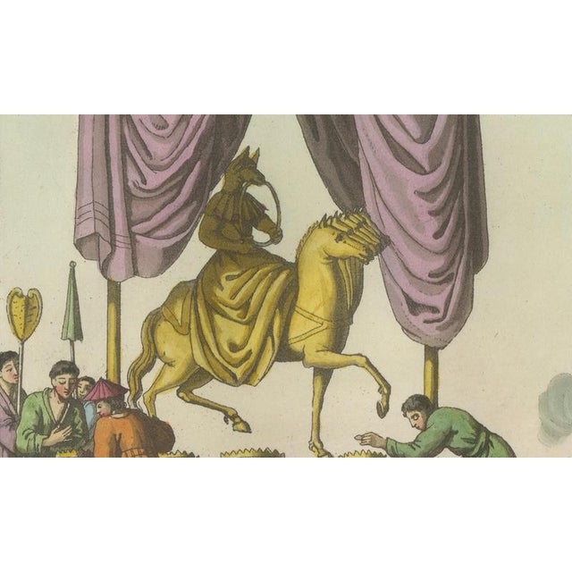 Ferrario, Japanese Deities Amida and Xaca Ceremony, 1815, Hand-Colored ...