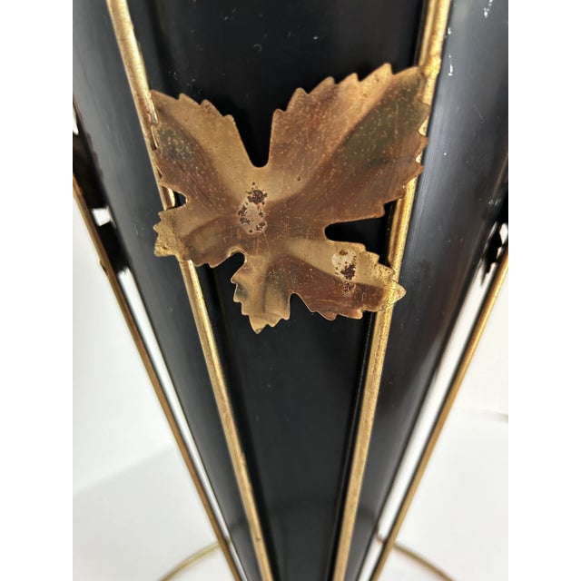 1960s Vintage Mid-Century Metal Umbrella Shaped Umbrella Stand | Chairish