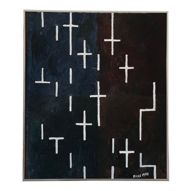 Abstract Contrast Art | Chairish