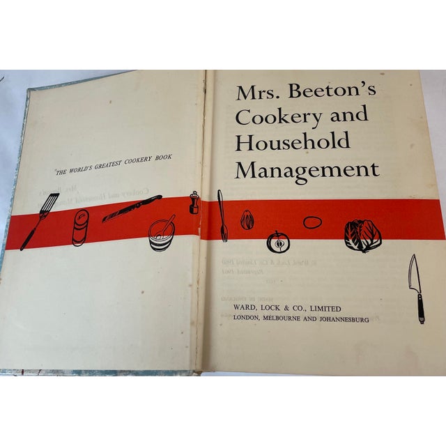 Vintage English “Mrs. Beeton’s Cookery and Household Management” Book ...
