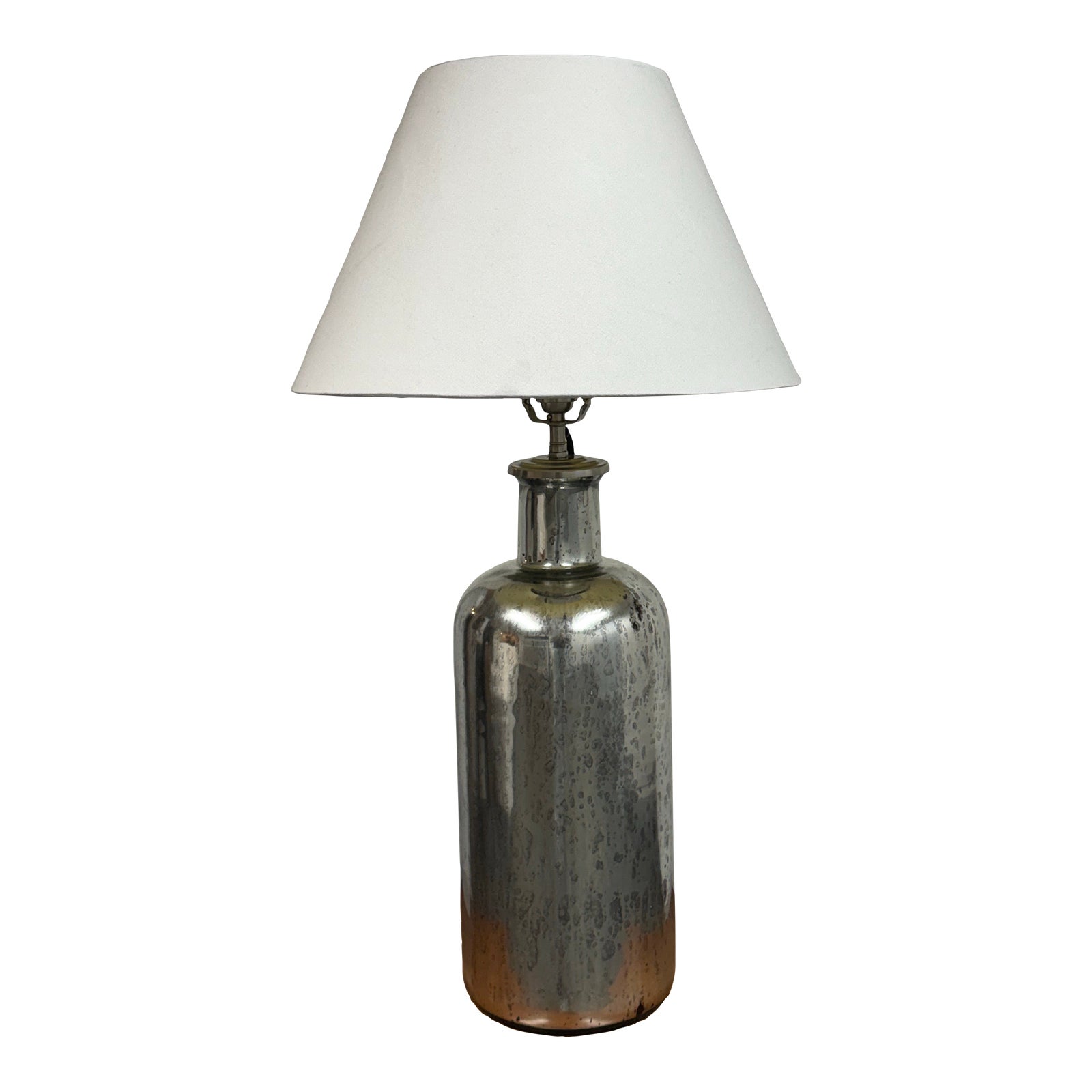 Restoration Hardware Mercury Glass 19th Century Style Table Lamp | Chairish