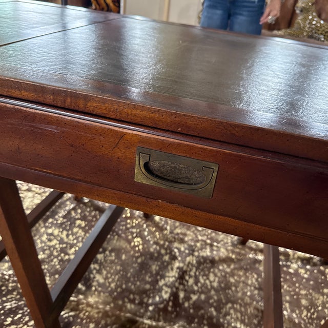 A 1970s Vintage Campaign Desk | Chairish