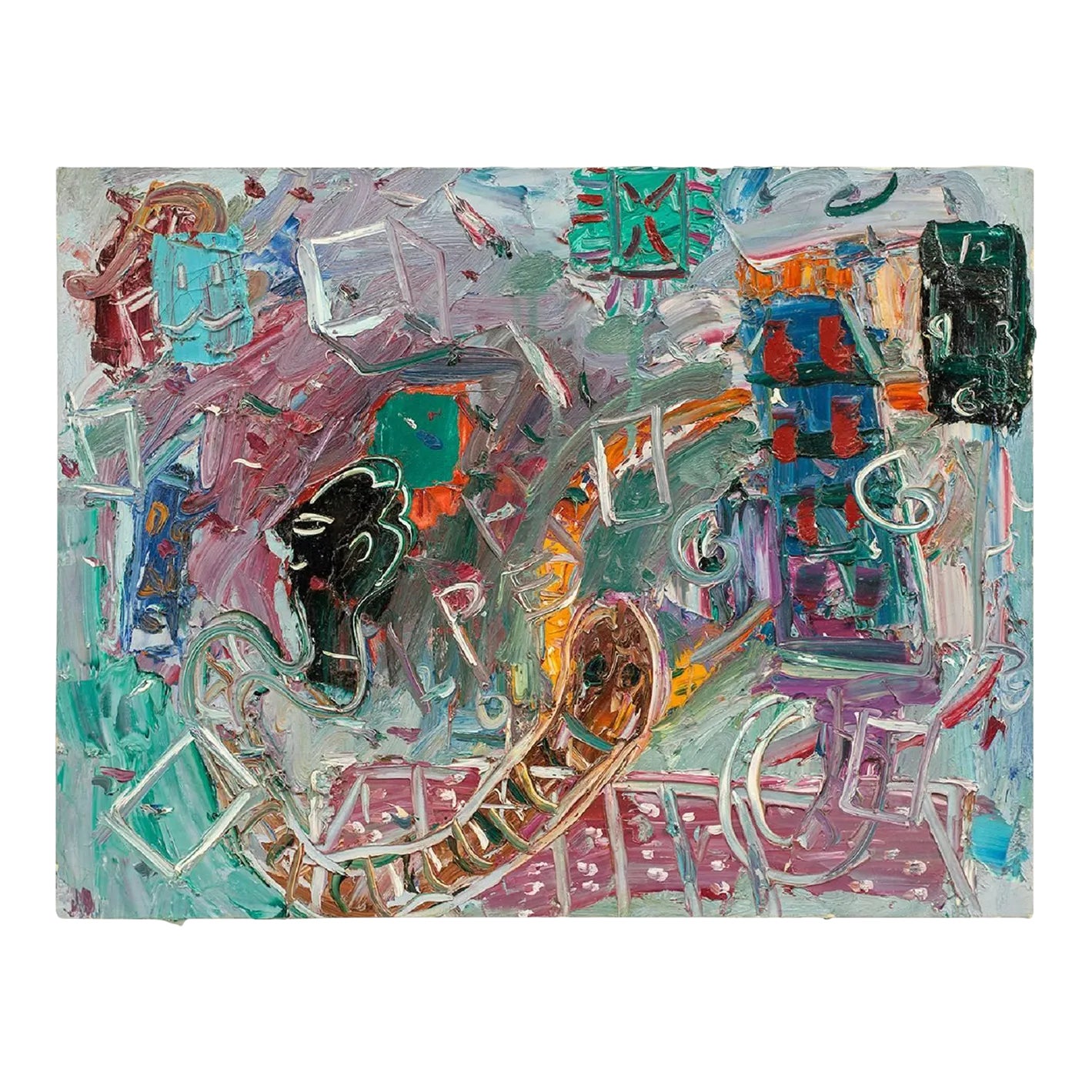 Jay Milder Rhino Horn Artist "Space Dream, 1973" Figurative ...