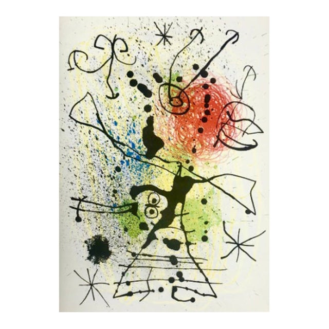 1965 Joan Miro Original Lithograph Dm02155 | Chairish