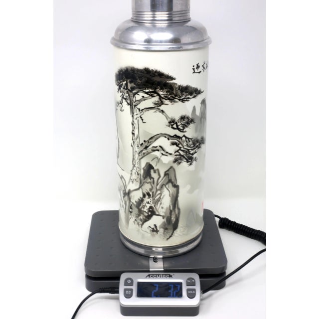 Goliath 15" Tall Vintage Aluminum Chinese Thermos | Chairish