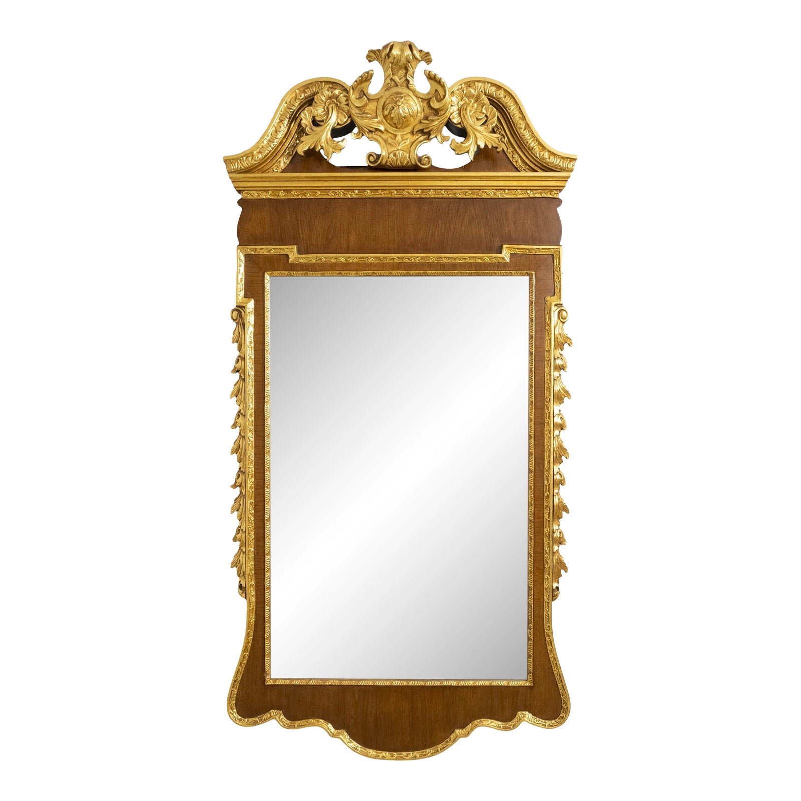 Friedman Brothers Colonial Williamsburg Walnut & Gold Gilt Mirror ...