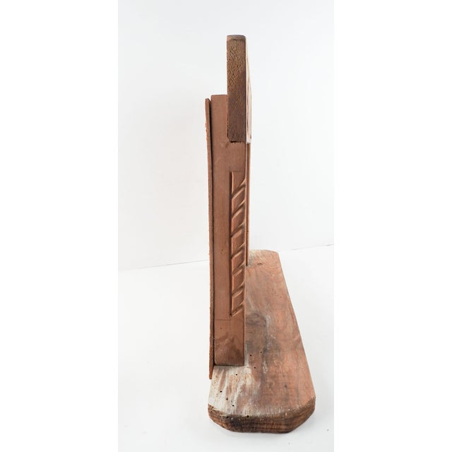 Vintage Hand Carved Wood Standing Frame | Chairish