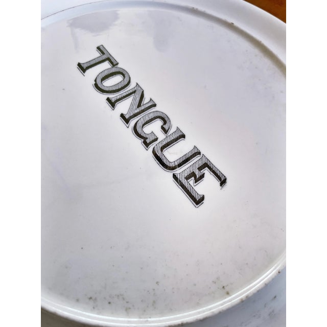 Antique English Ironstone Butcher Display Stand | Chairish