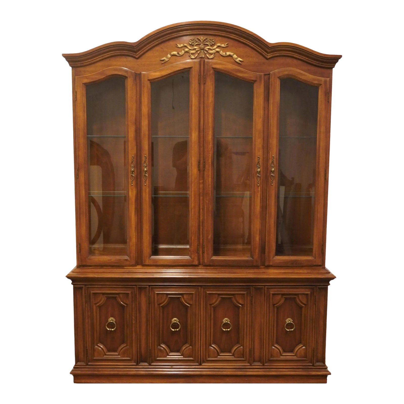 Thomasville Furniture Cellini Collection Italian Provincial 61" Lighted ...