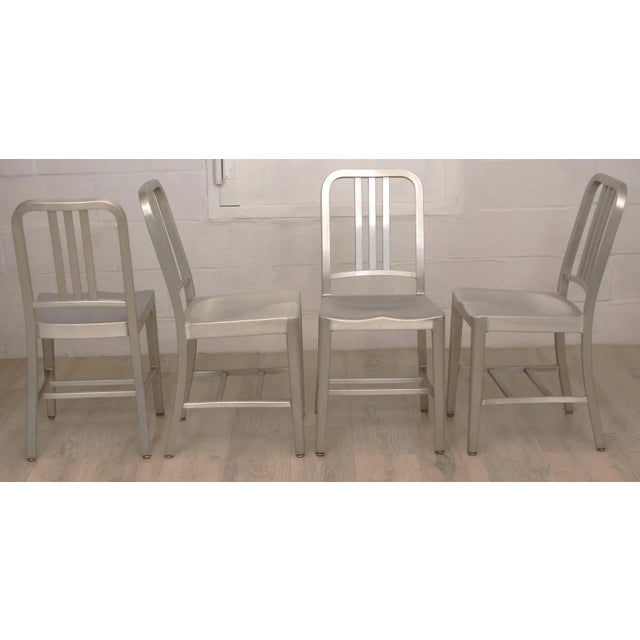 Set of 4 Emeco Navy 1006 Chairs | Chairish