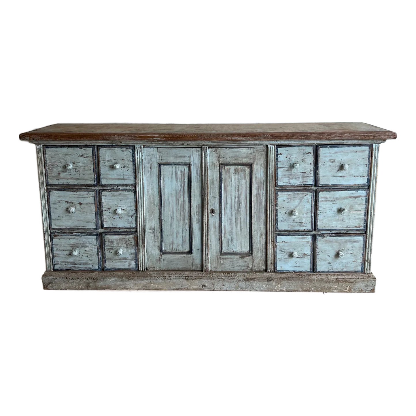 Italian Painted Multi Drawer, Sideboard Credenza | Chairish