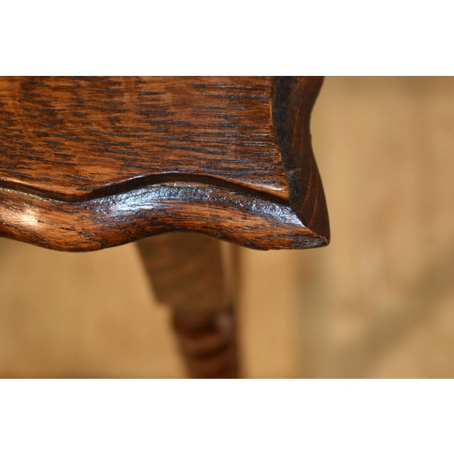 Edwardian Oak Side Table, Circa 1900 | Chairish