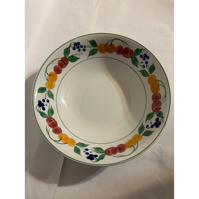 Vintage Alfred Clough Ltd Bone White Ironstone Bowl - "Cherry" Hand ...