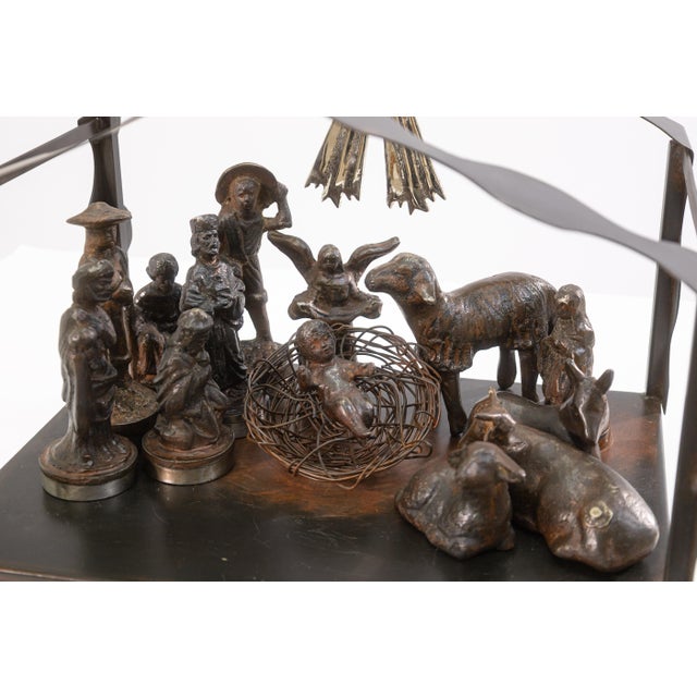 Jan Barboglio Noble Navidad Forged Iron Nativity Scene Contemporary ...