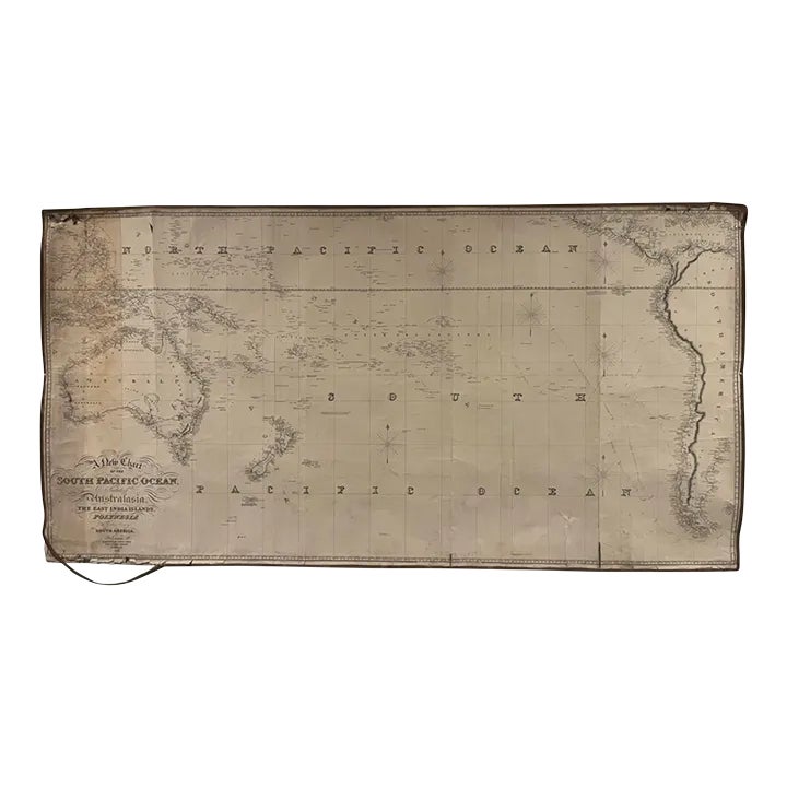 Late 19th Century James Imray Nautical Map | Chairish