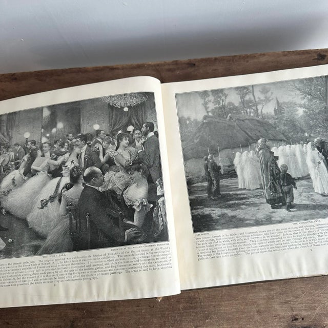 1896 Famous Paintings of the World Book | Chairish