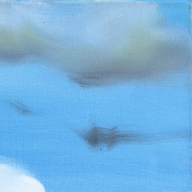 Sky VIII - Blue Abstract Landscape Oil Original Artwork by Bettina ...