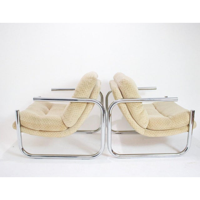Mid-Century Modern Bauhaus Tubular Chrome Chairs- Set of 2 | Chairish