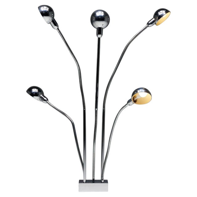 Hydra Floor Lamp attributed to Pierre Folie for Jacques Charpentier ...