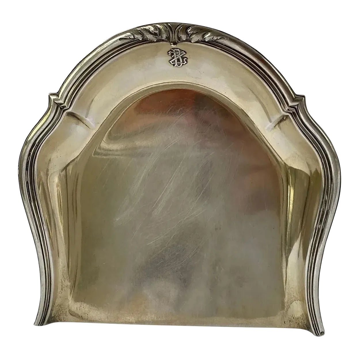 19th Century French Gustave Keller Boettcher Estate Gilt Silver Crumber ...