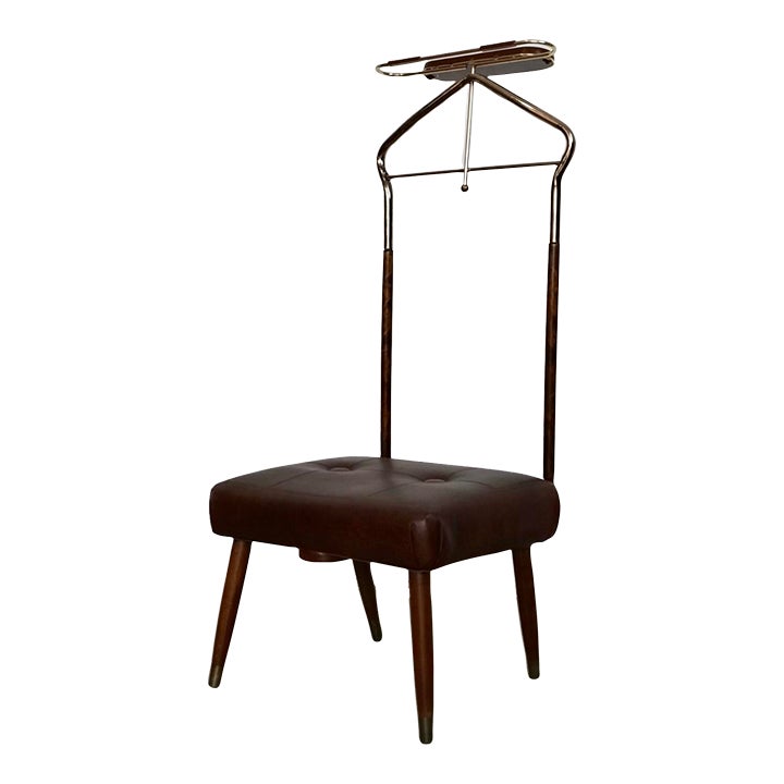1960’s Mid-Century Modern Butler Valet Chair | Chairish