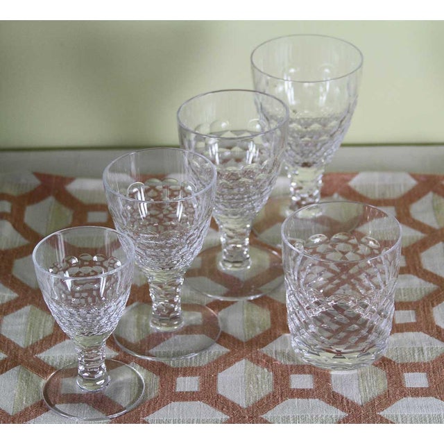 1990s Marvelous 5 Pc Crystal Set Designed for Renwick & Clarke | Chairish
