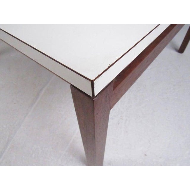 Vintage Modern Black and White Coffee Table by Lewis Butler for Knoll ...