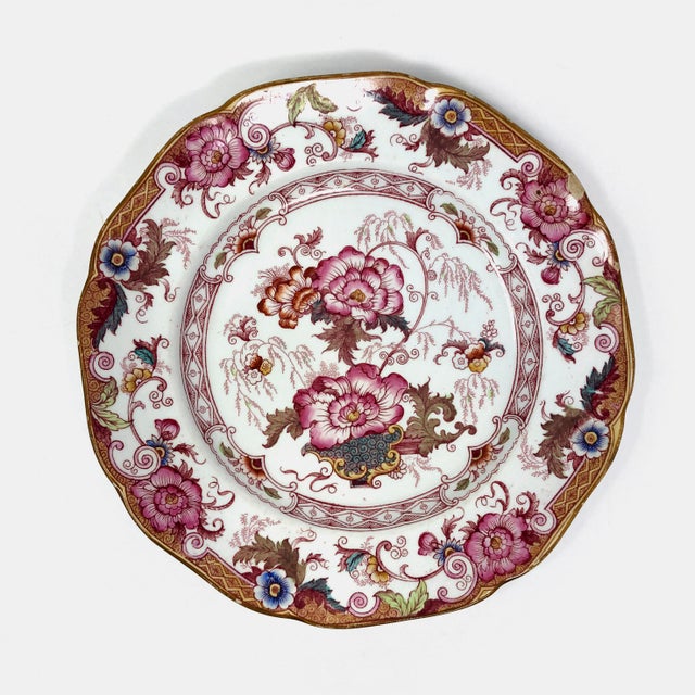 Set of 5 Early 20th Century Antique Cauldon England Plates | Chairish