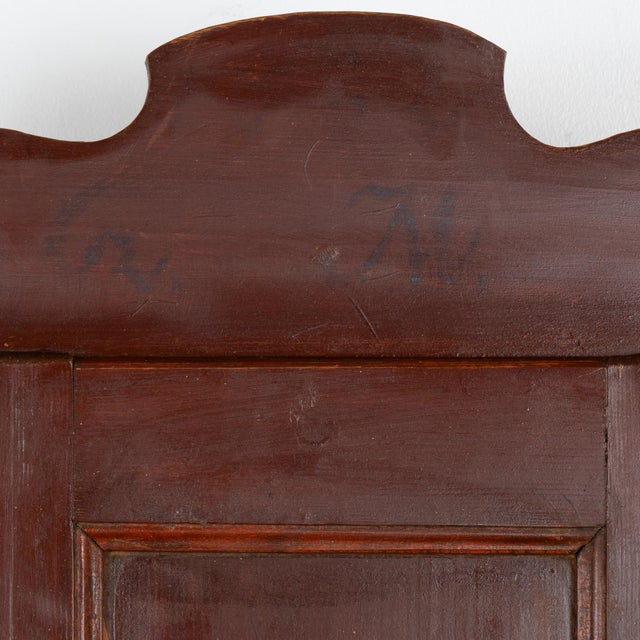 Original Red Painted Pine Hanging Cabinet, Hungary Circa 1880 | Chairish
