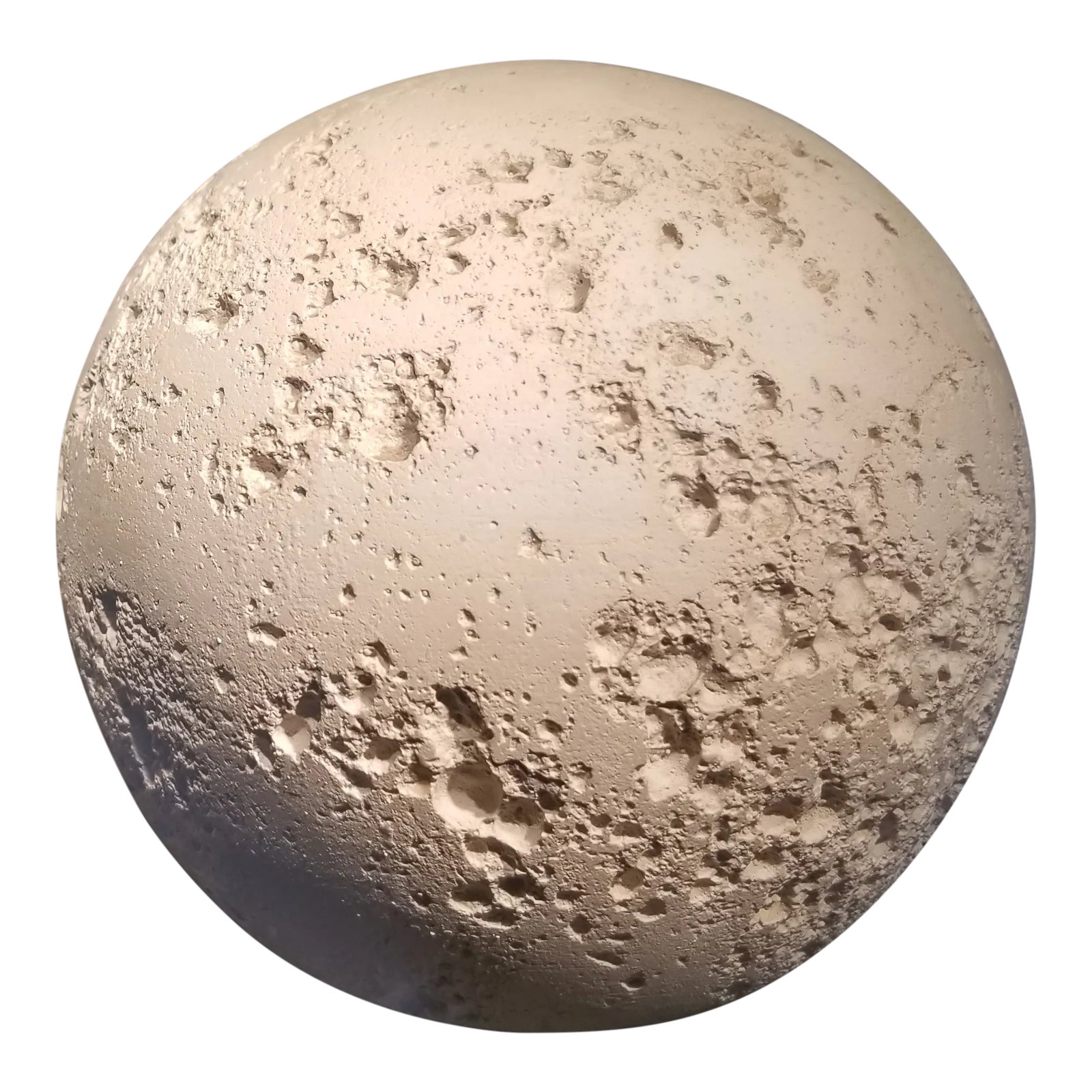 1984 Postmodern Decorative Cast Stone Sphere by Jaru | Chairish