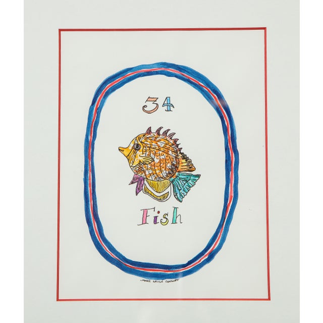 "The Lenormand Fish" Original Tarot Card Watercolor by Janie Kruse ...