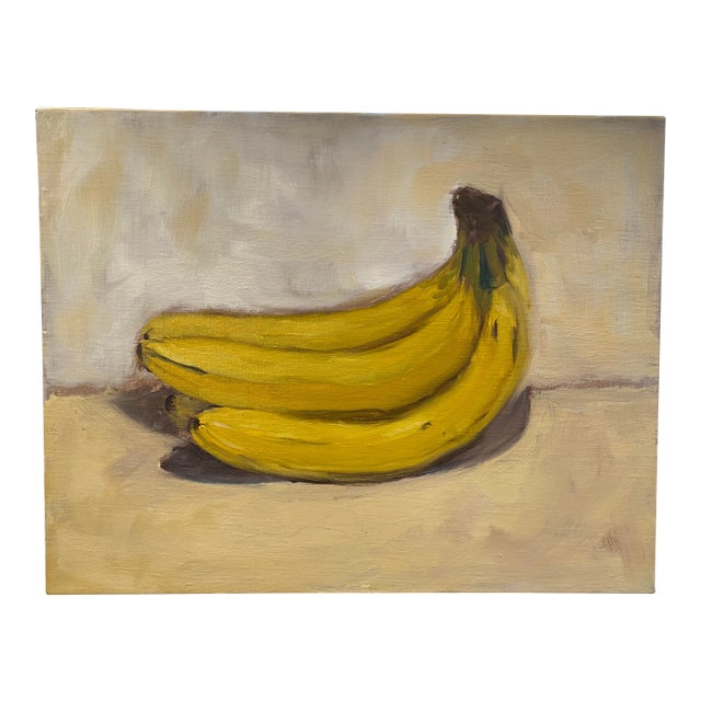 "Portrait De Bananes" Contemporary Still Life Oil Painting by Alice ...