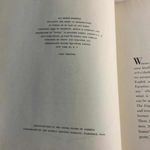 1952 Best Cartoons From Punch Book | Chairish