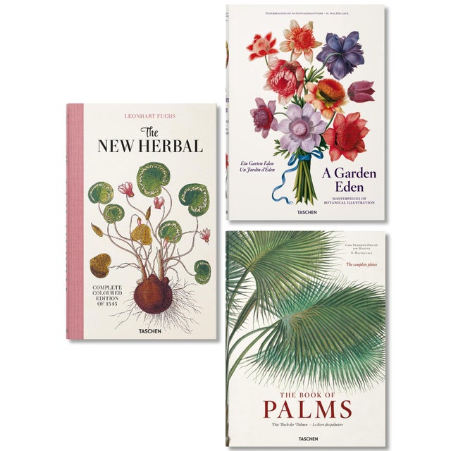 TASCHEN Books Botanical Library, Set of 3 | Chairish