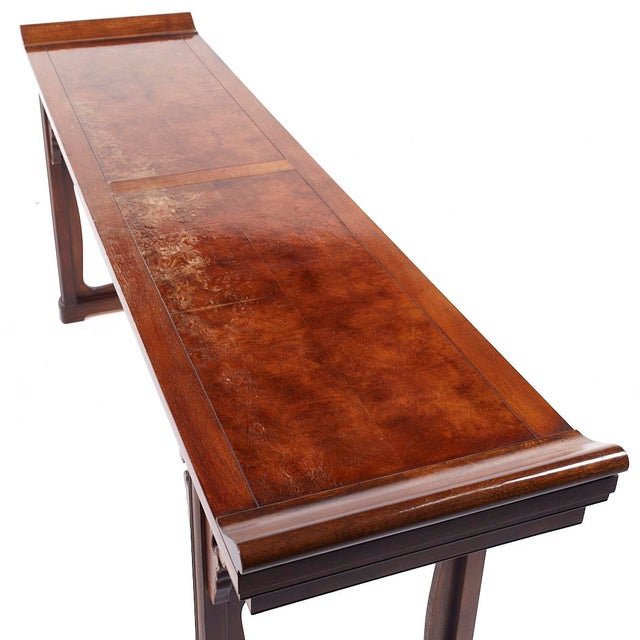 Baker Hollywood Regency Chinoiserie Altar Console Table | Chairish