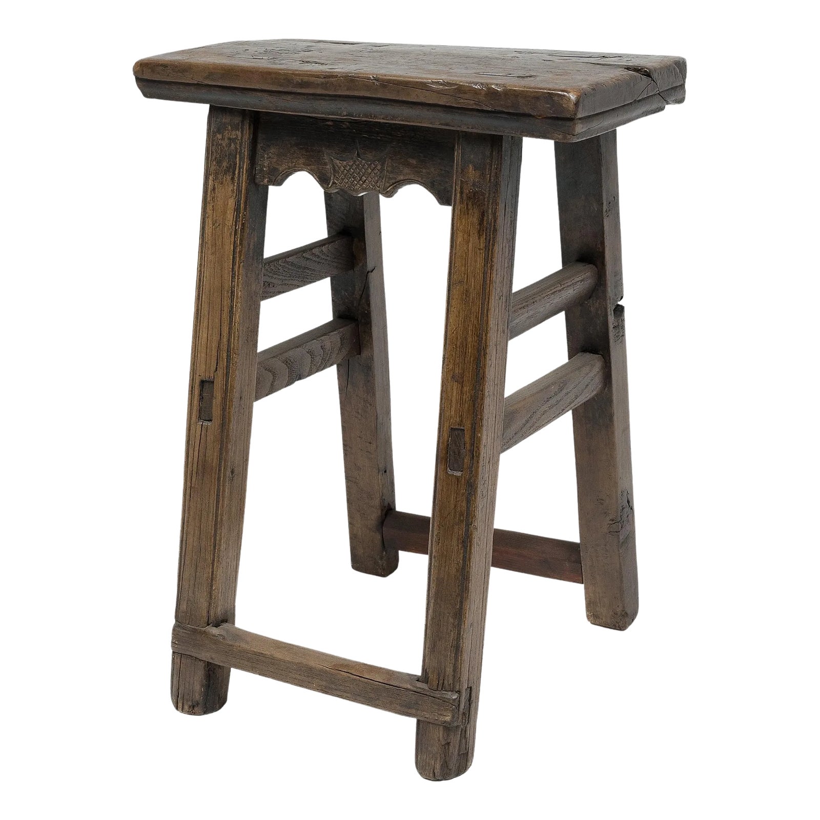 Provincial Chinese Courtyard Stool, circa 1900 | Chairish