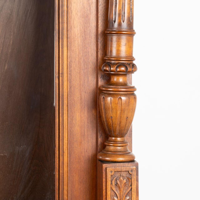 Tall French Walnut Gun Cabinet, Circa 1890 | Chairish