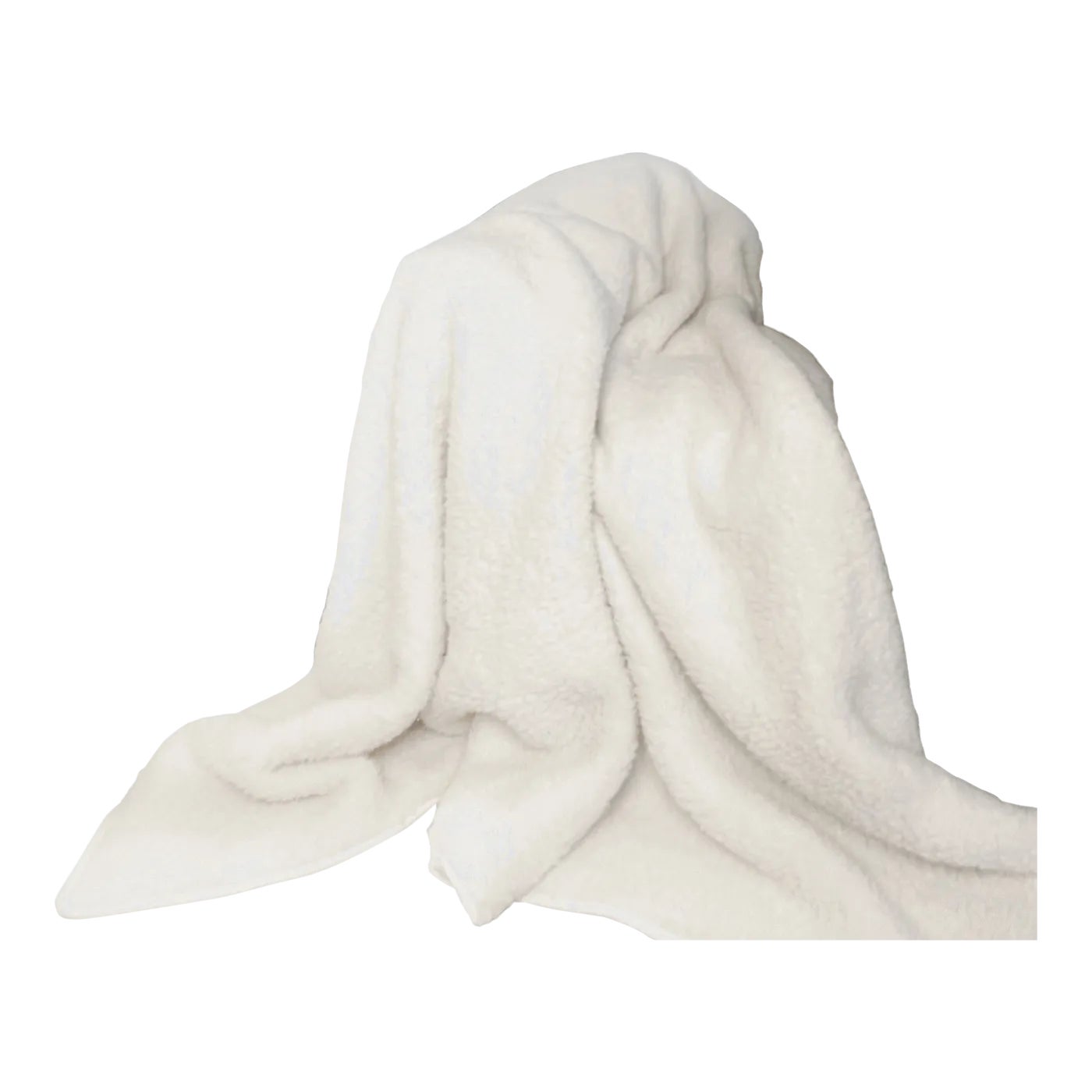 Bellani Merino Italian Comforter Boucle Blanket | Chairish